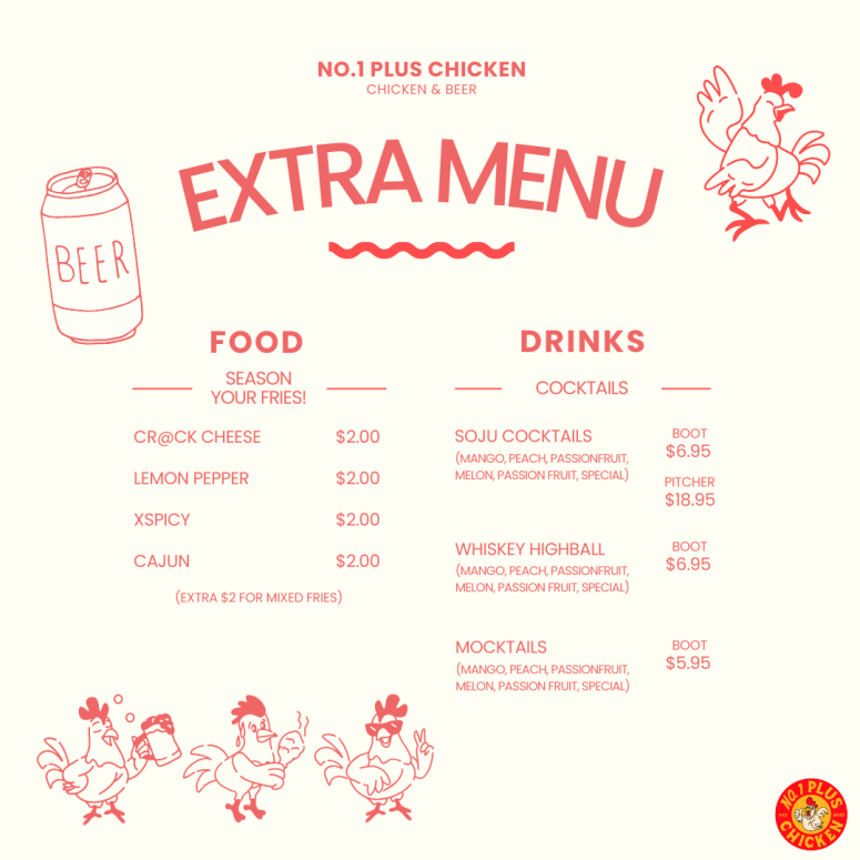 Special Menu – No.1 Plus Chicken